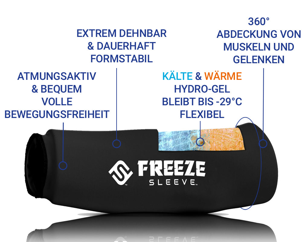 Die Lösung für Gelenkschmerzen und Muskelschmerzen | FREEZE SLEEVE